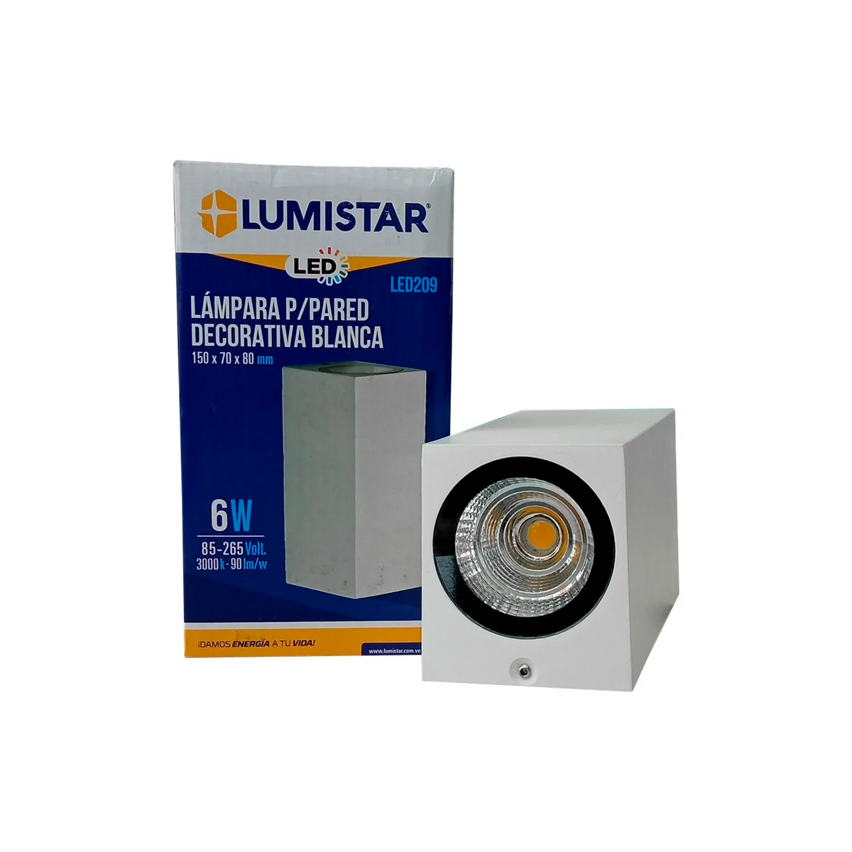 Lámpara decorativa para pared luz calidad blanco 6W Lumistar – Titaniccenter.com