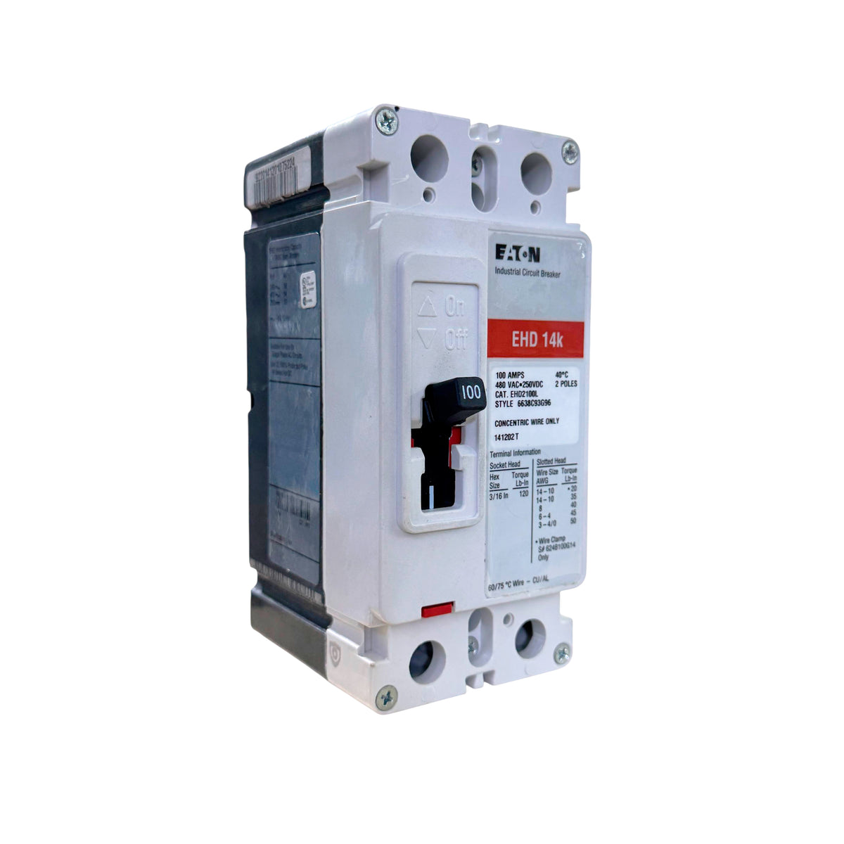 Breaker 2 polos x 1000 AMP trifásico 220V empotrar industrial Eaton ...