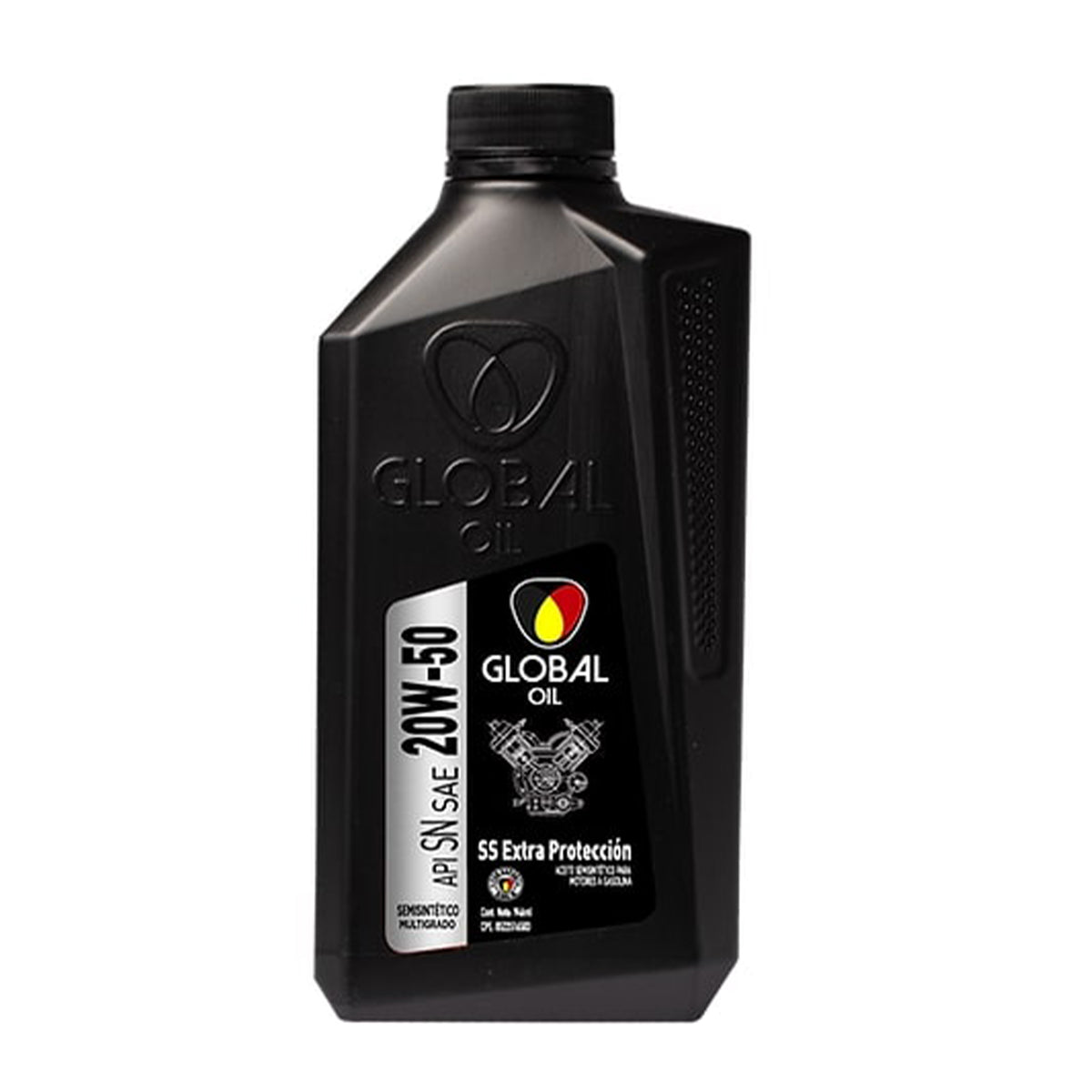 Aceite SS Extra protección API SN SAE 20W-50 1 litro Global Oil ...