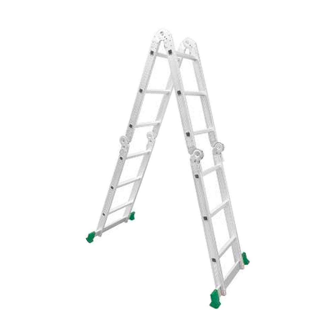 Escalera plegable de aluminio multipropósito 4x3 niveles Jadever – Titaniccenter.com