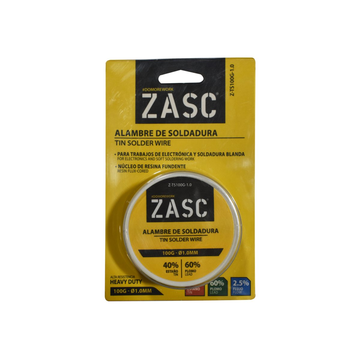 Rollo de estaño 1.0mm código 4-130 Zasc – Titaniccenter.com