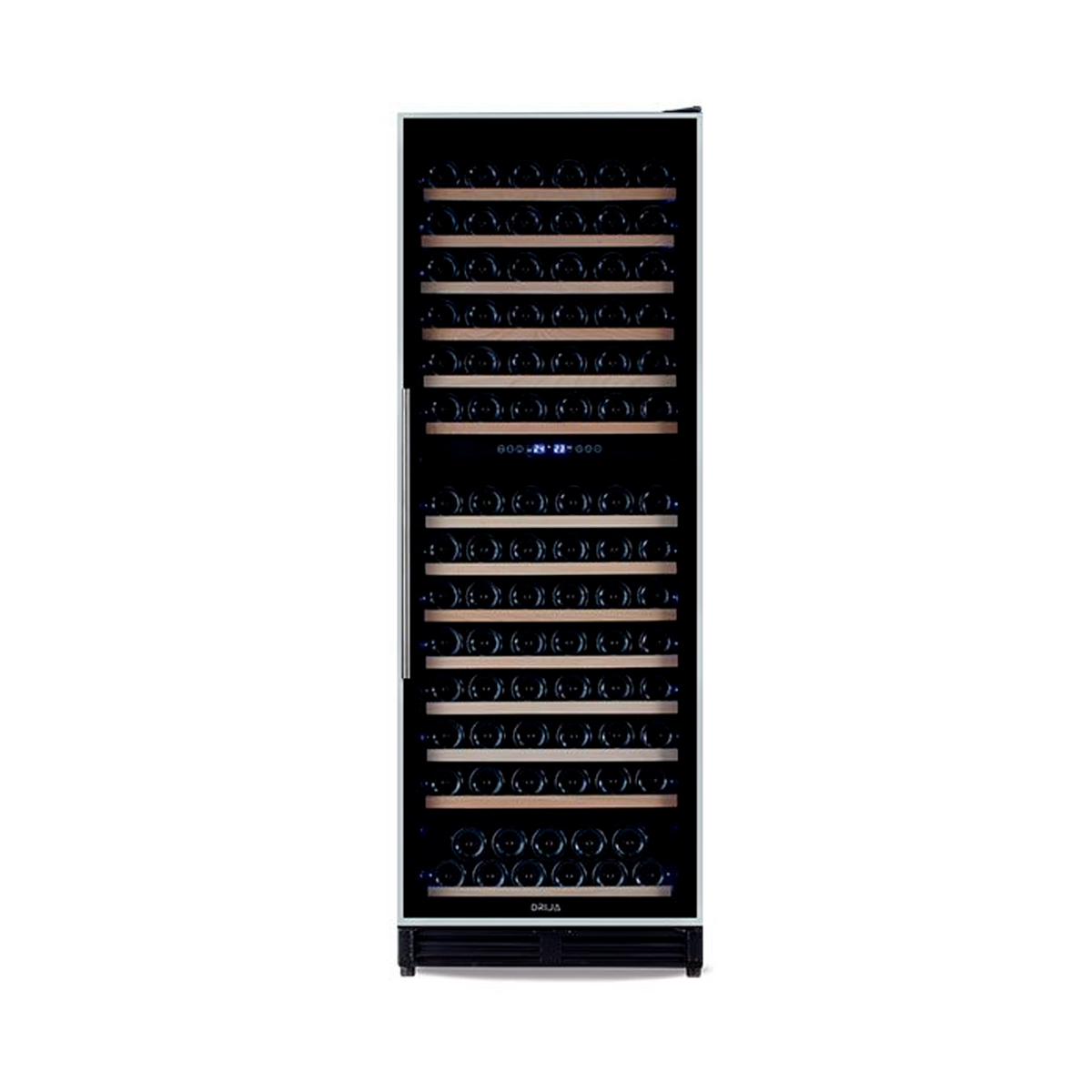 Vinera empotrable con compresor 154 botellas acero Chianti Drija ...