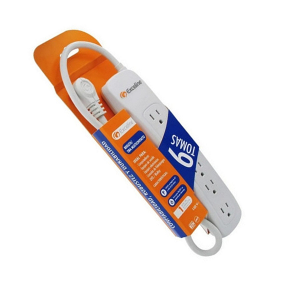 Regleta 6 tomas tira multicontacto Exceline – Titaniccenter.com