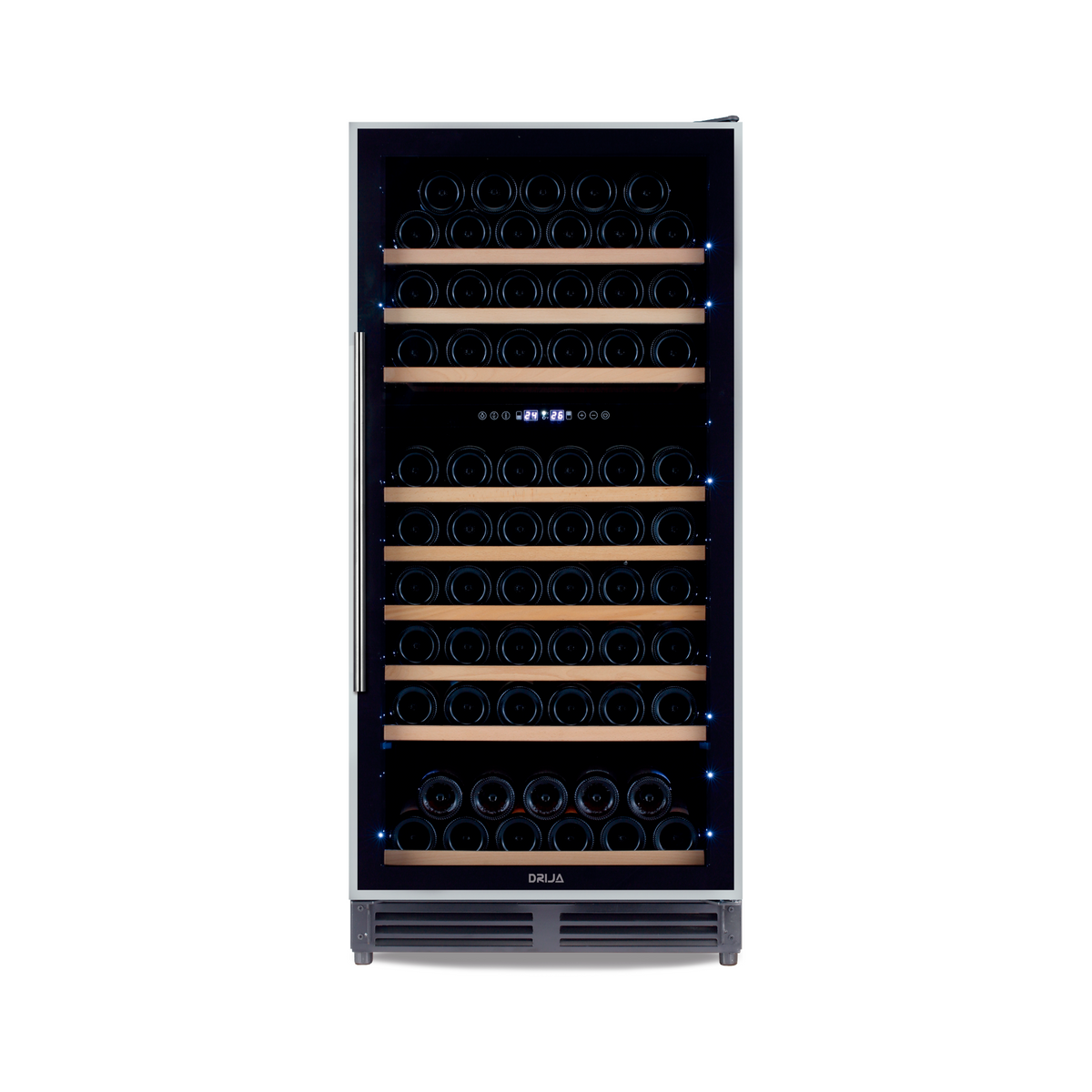 Vinera empotrable con compresor 110 botellas negra Dolce Drija ...