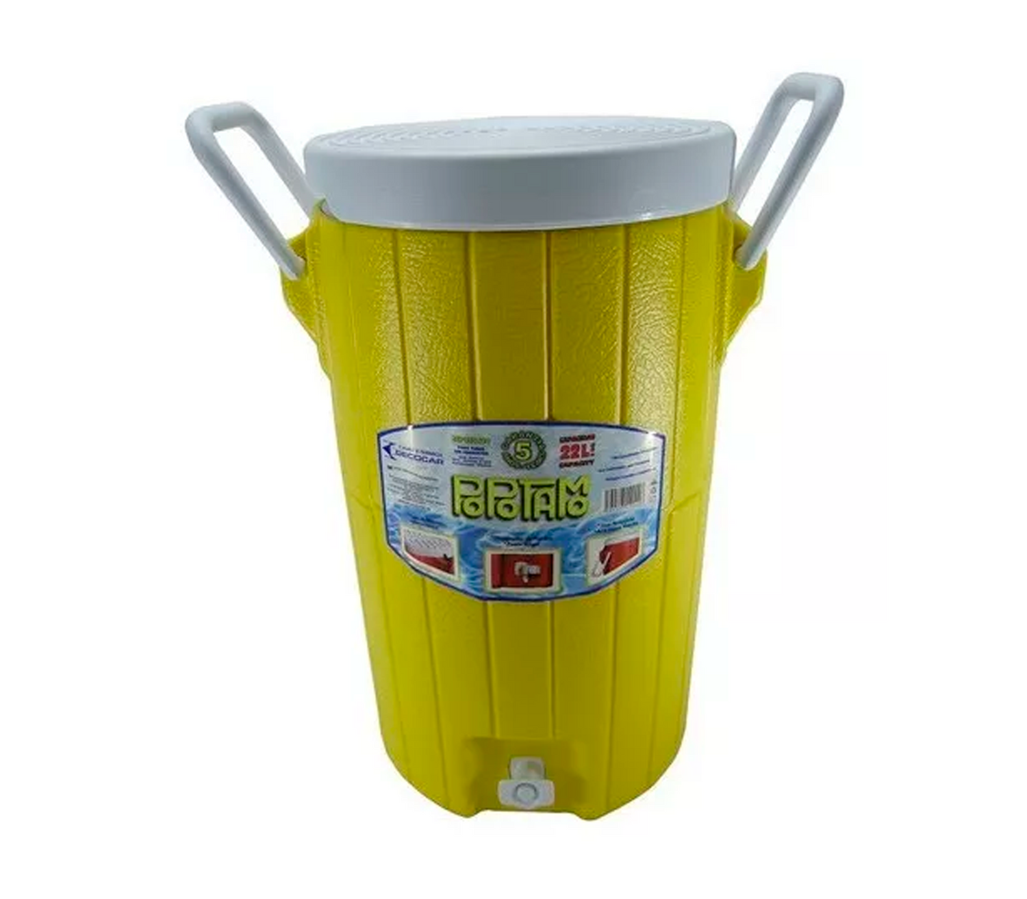 Termo popotamo 22 litros amarillo Decocar – Titaniccenter.com